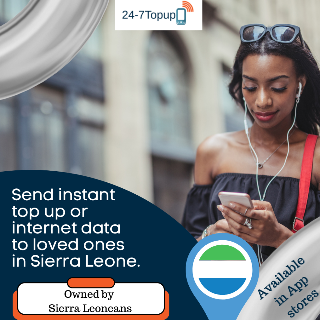 Sending phone credit to Sierra Leone